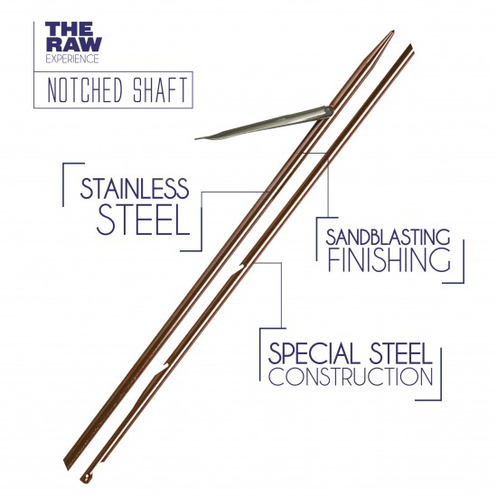 Cressi Original Shaft Inox Shaft 6mm 130cm (Guns 85-90cm Comanche ...