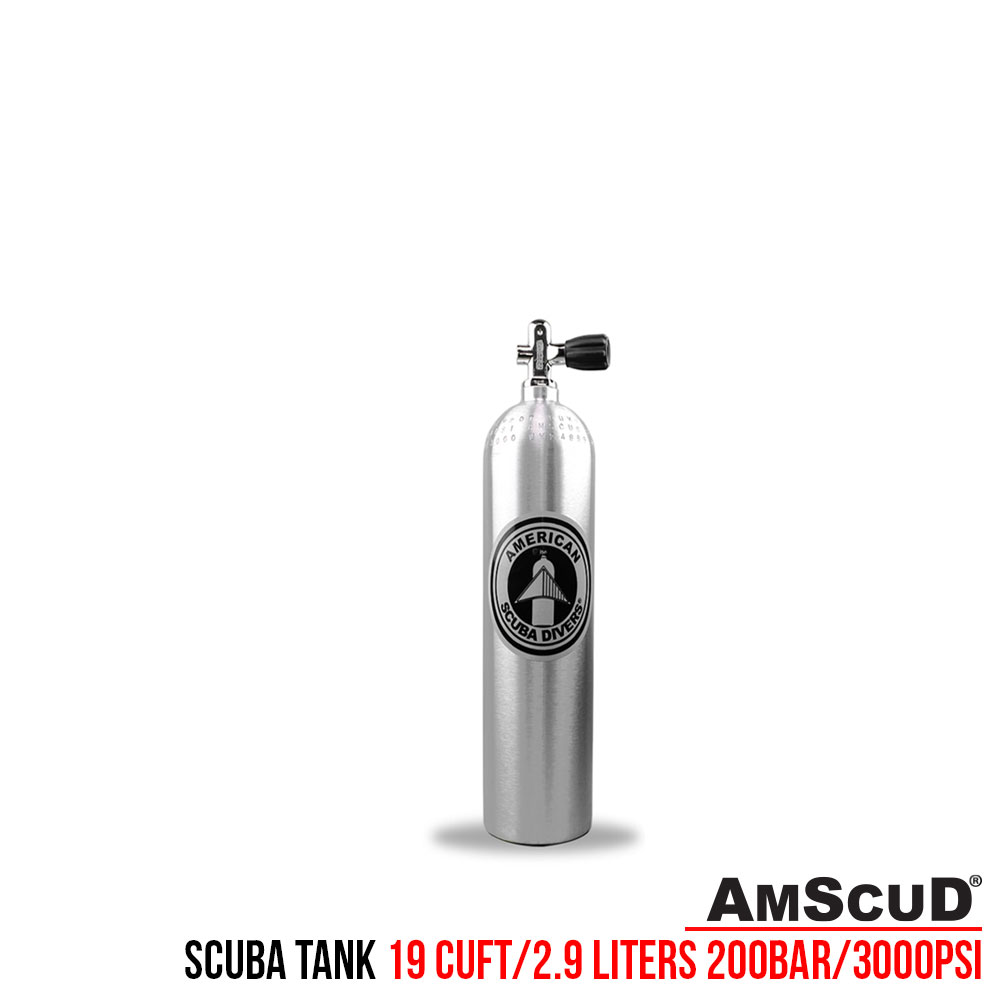 AmScuD Tabung Selam/Scuba Tank/Scuba Cylinder Alluminium 19 Cuft / 2.9 ...