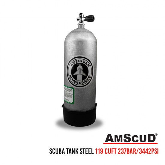 AmScuD Tabung Selam/Scuba Tank/Scuba Cylinder Steel 119 Cuft/ 15.1 ...